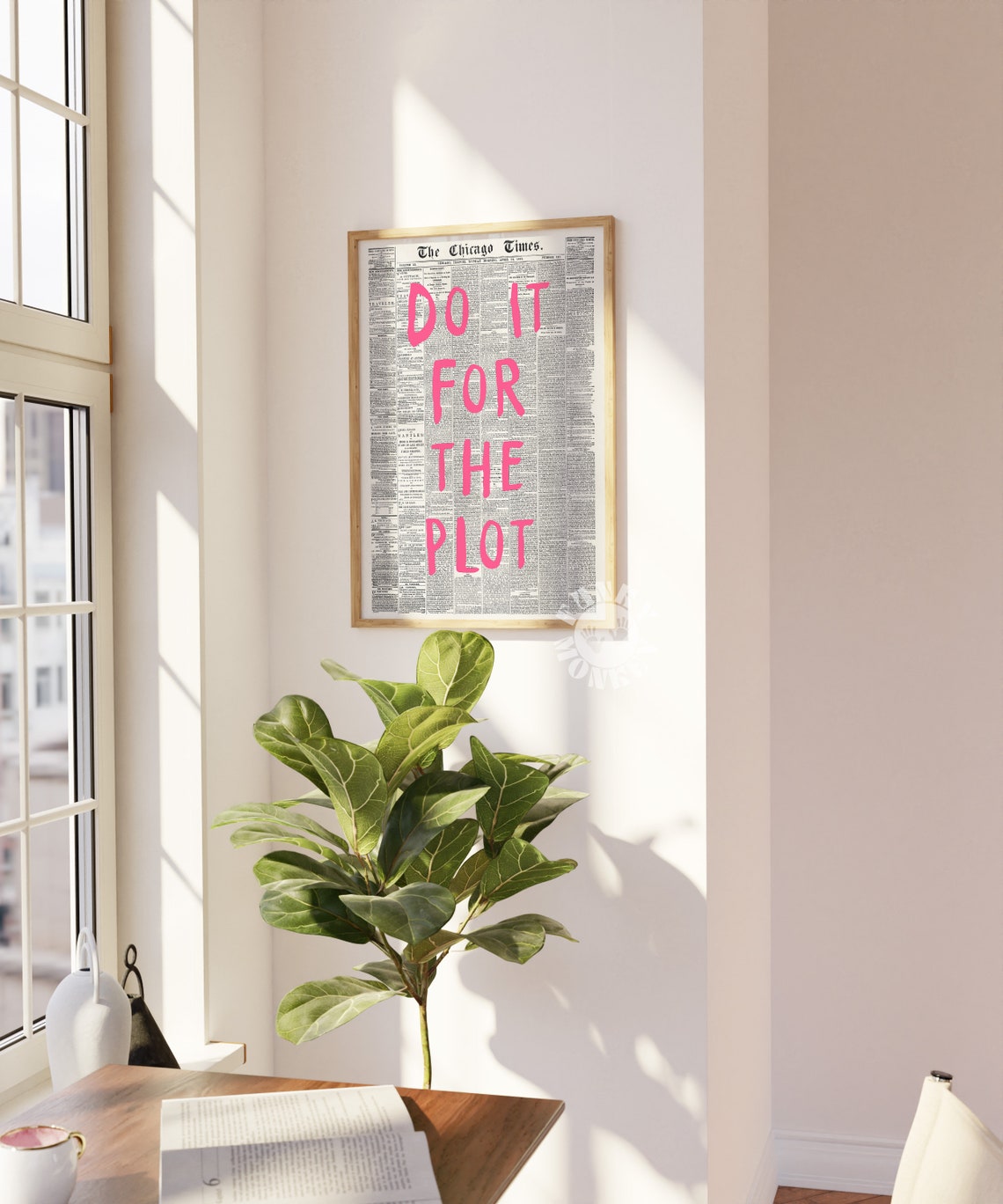 Do It for the Plot Trendy Wall Art Print Set of 2 What If It - Etsy Canada