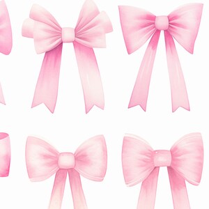 Pink Bows Coquette Art Print, Soft Girl Aesthetic, Pink Nursery Girly ...