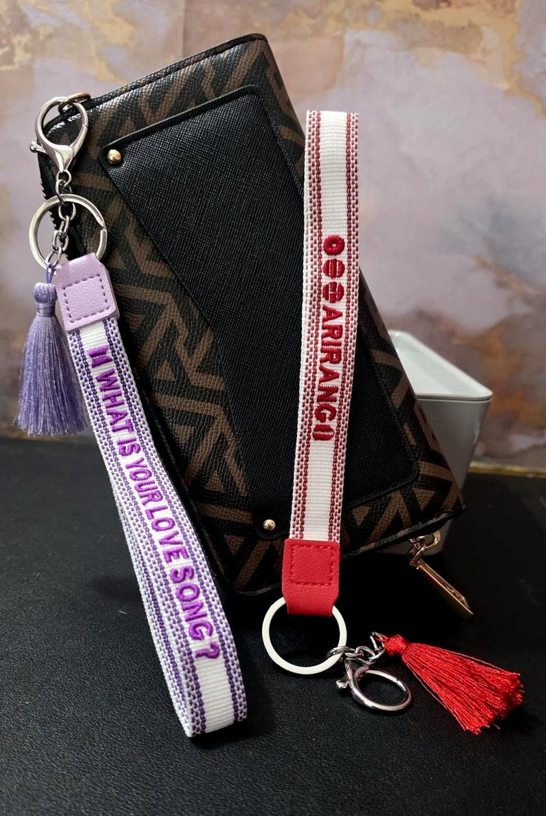 Arirang Inspired Hand Strap/wristlet/phone/short Lanyard Woven ...