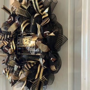 UCF Knights Wreath - Etsy