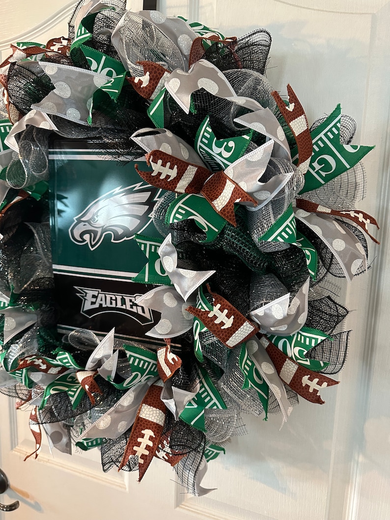 Philadelphia Eagles Wreath - Etsy