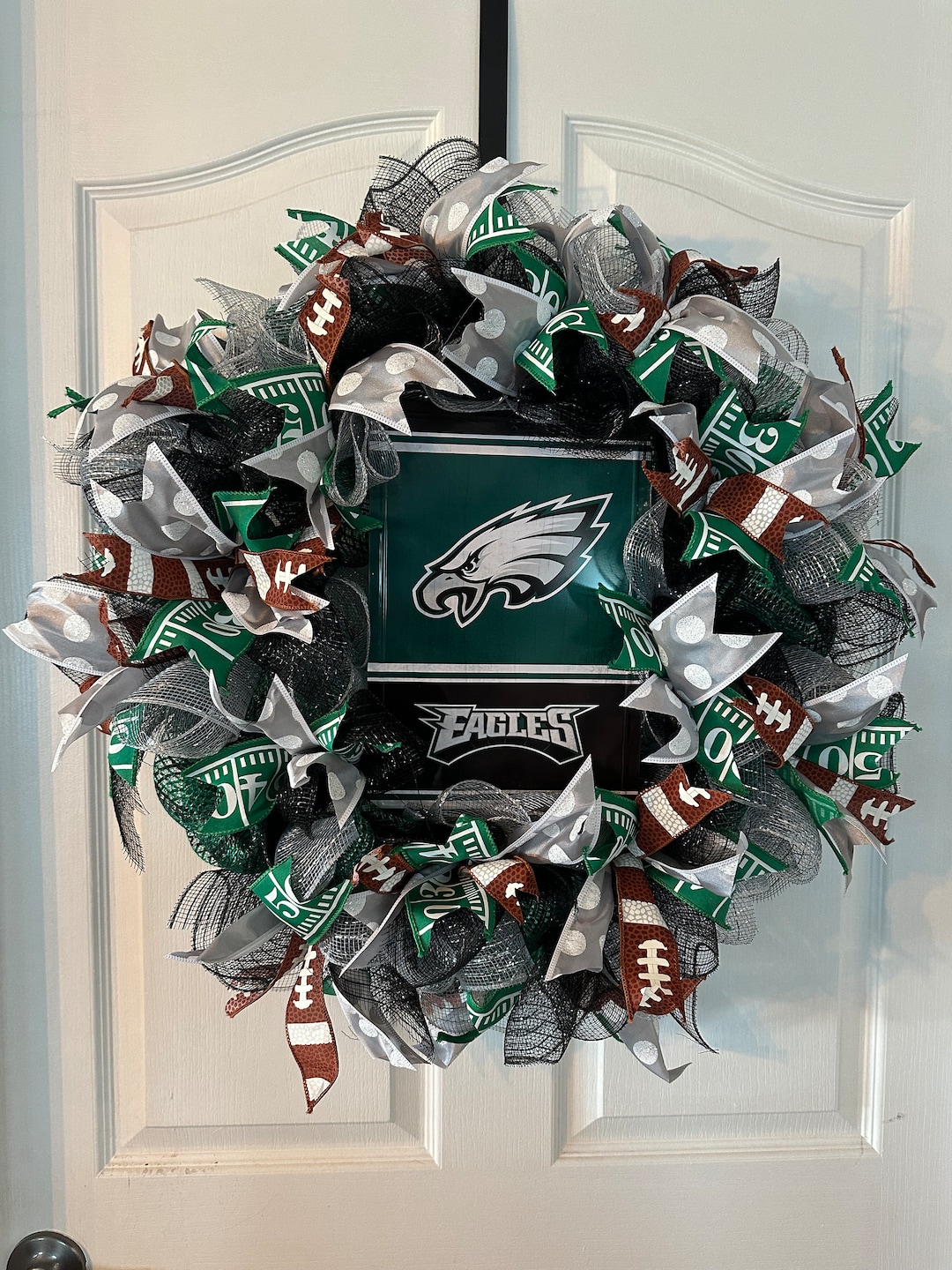 Philadelphia Eagles Wreath - Etsy