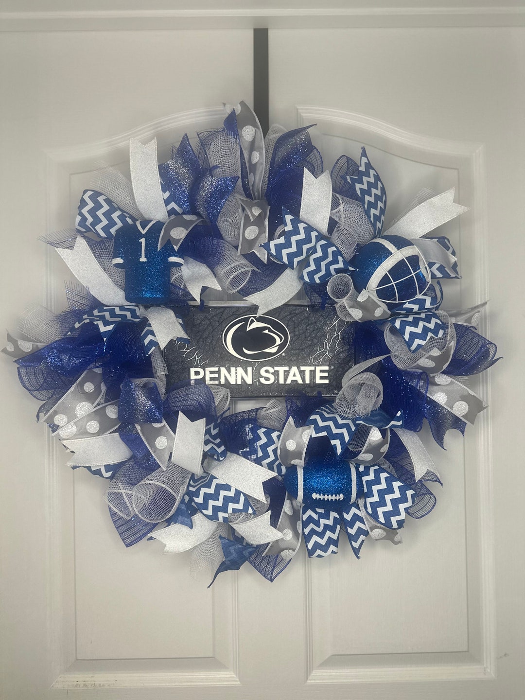 Penn State Deco Mesh Wreath - Etsy