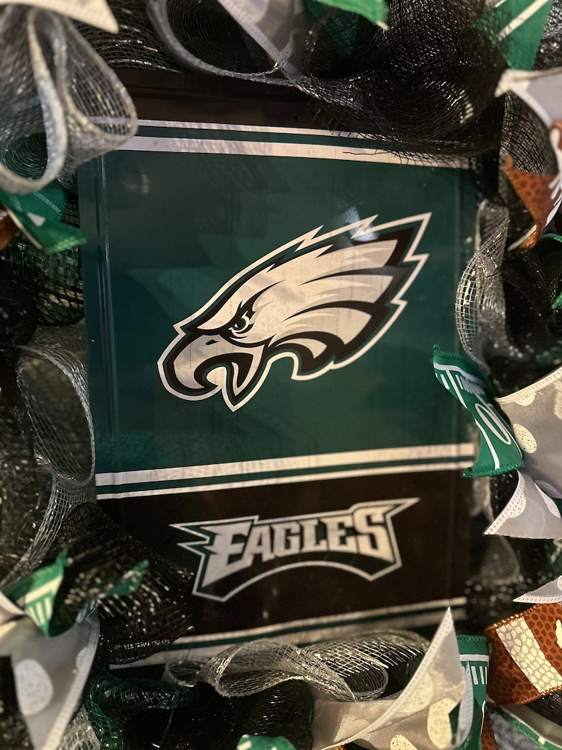 Philadelphia Eagles Wreath - Etsy
