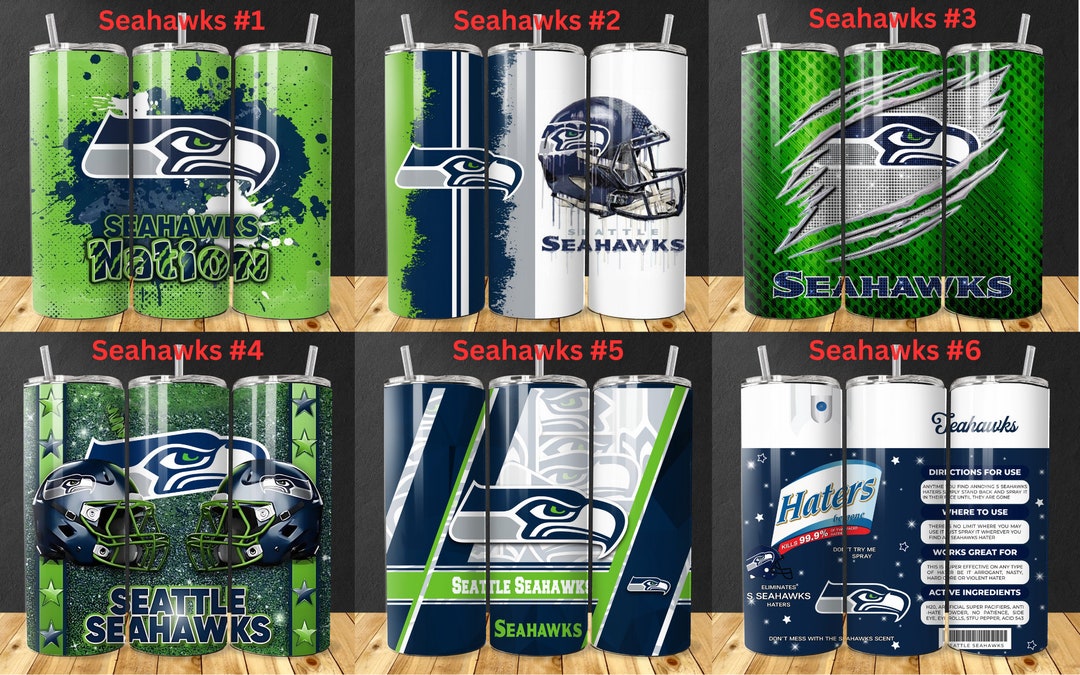 NFL Seattle Seahawks 20oz Skinny Stainless Tumbler Hot/cold Travel Mug ...