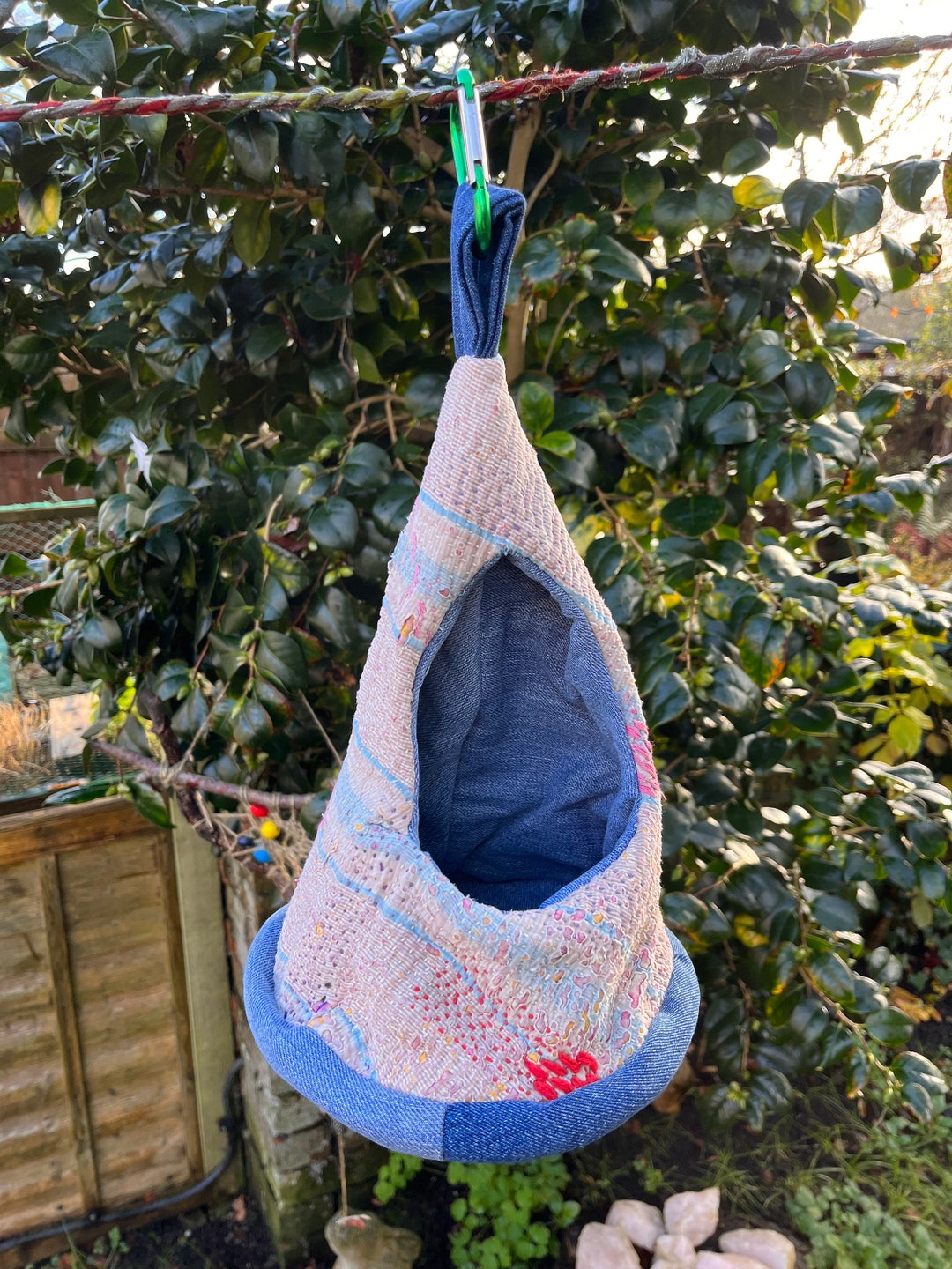 Kantha Quilt Swedish Peg Bag - Etsy