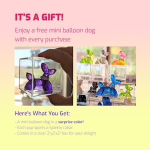 Balloon Dogs Wall Decor | Handmade Resin Epoxy | 3d Sculpture | Shelf ...