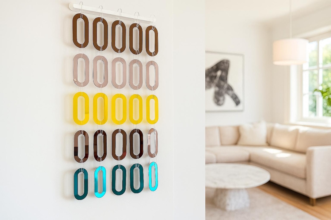 Modular Wall Art Jewelry for Your Home | DIY Kit | Chain Links Art - Etsy