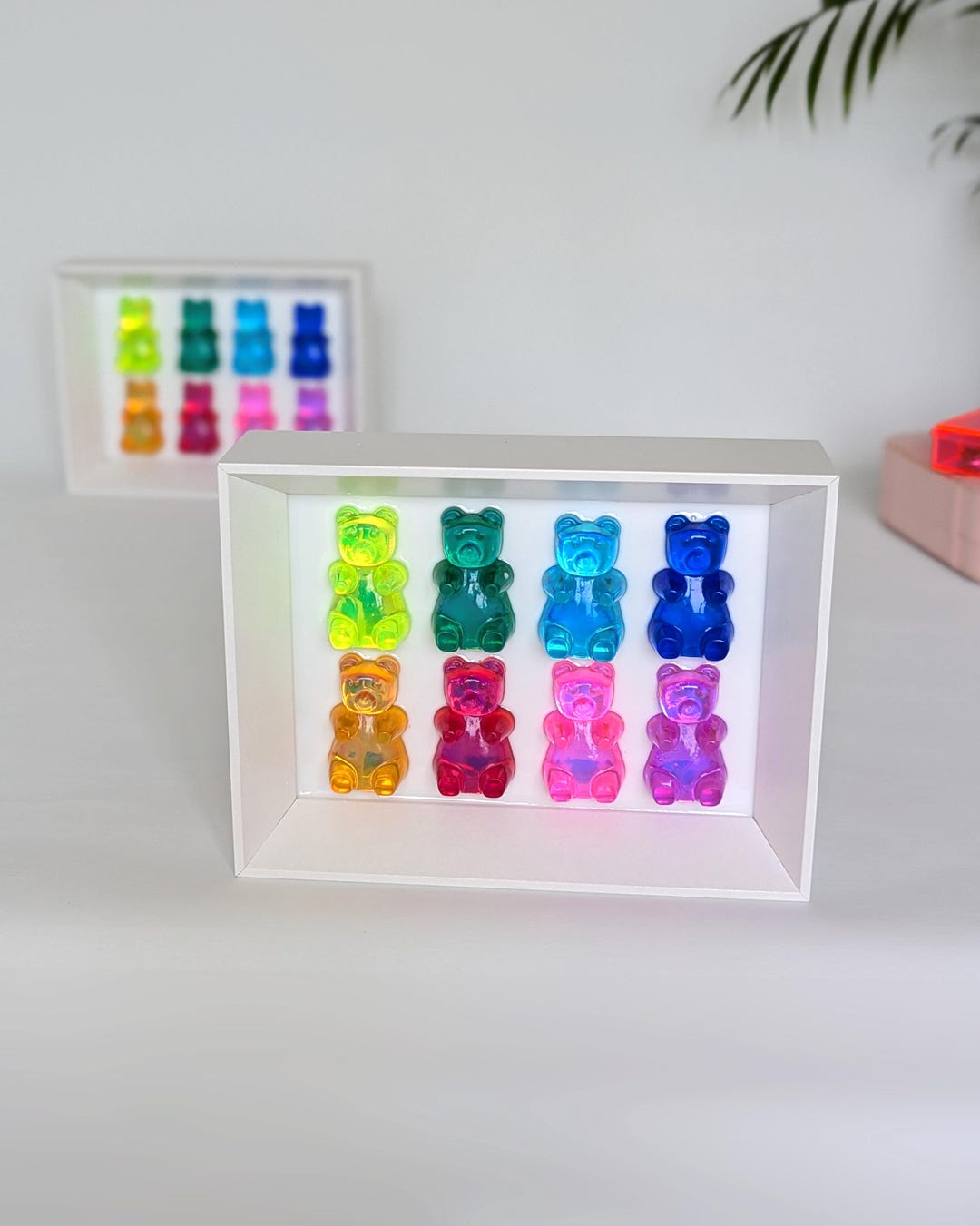 Gummy Bear Resin Art: Colorful Pop Art Wall Decor - Etsy