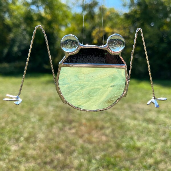 Stained Glass Frog - Etsy