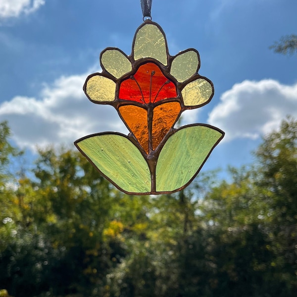 70s Stained Glass - Etsy