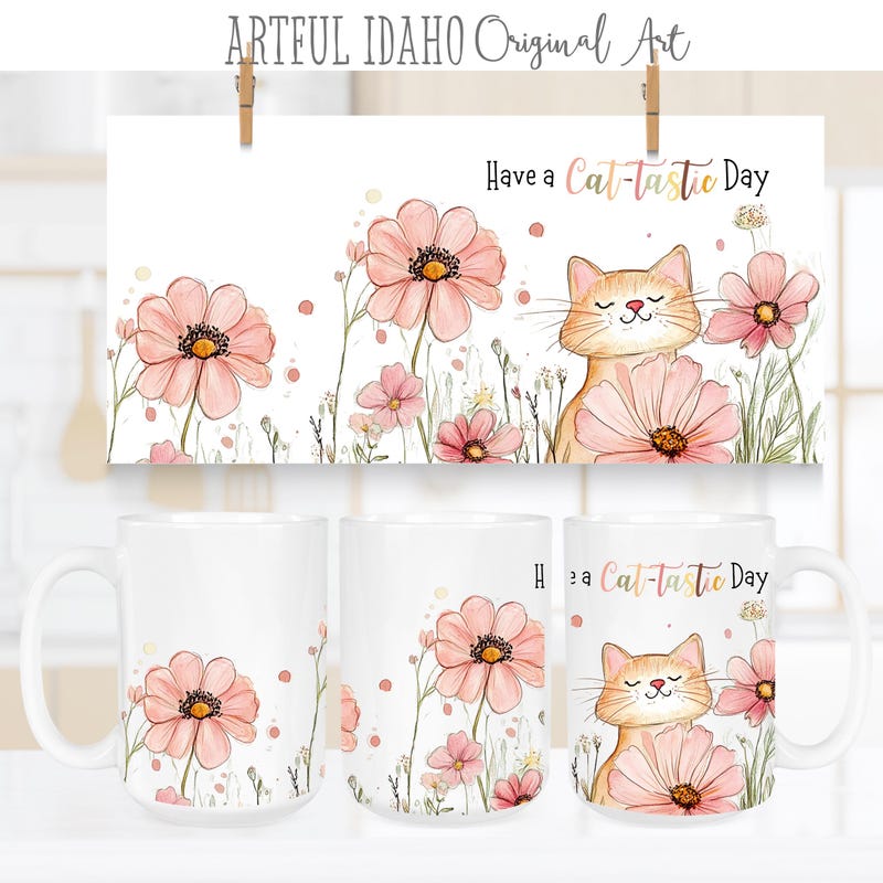 Png Tshirt Cat Flower - Etsy