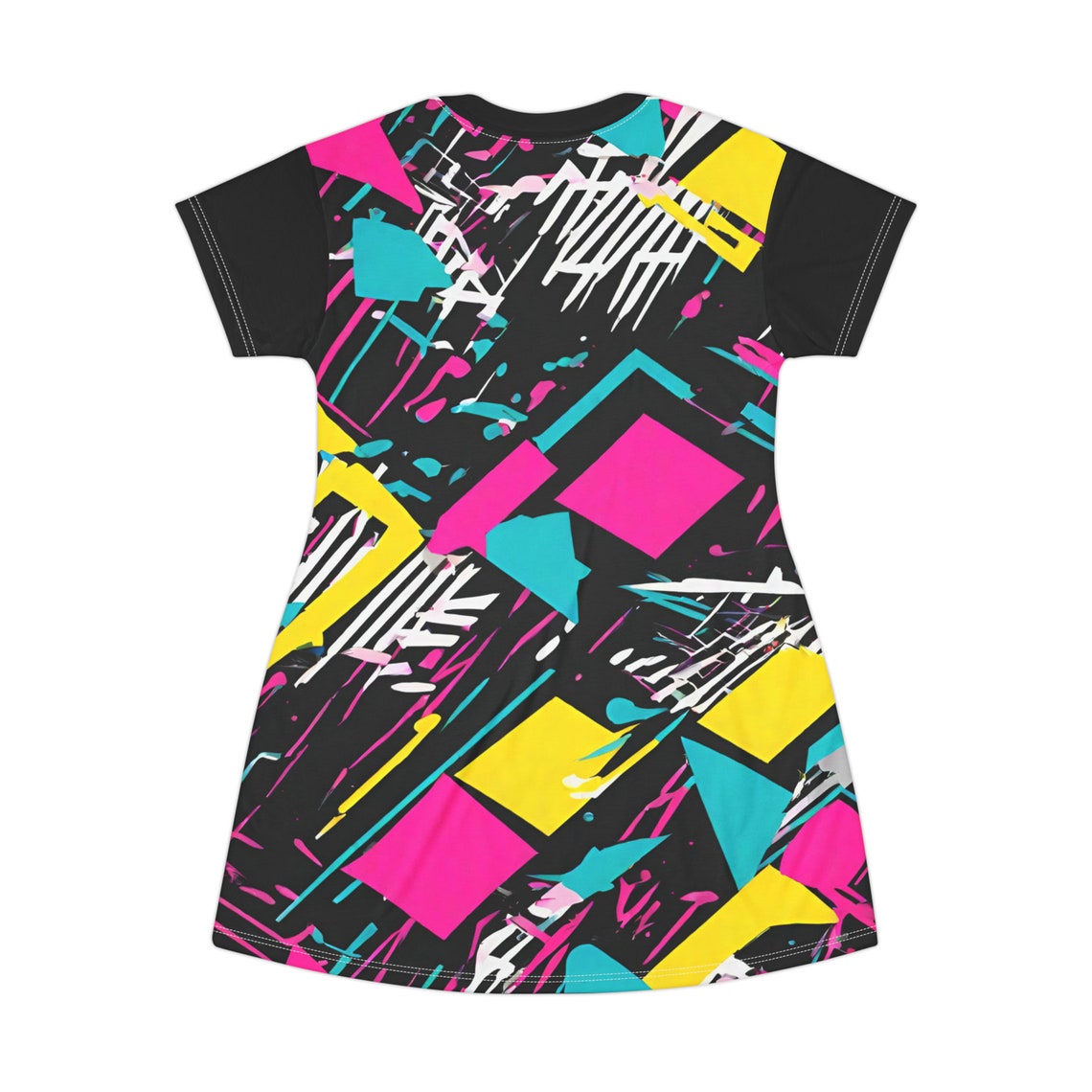 Retro T Shirt Dress | 80s Party Dress |festival Dress |dress Travel ...