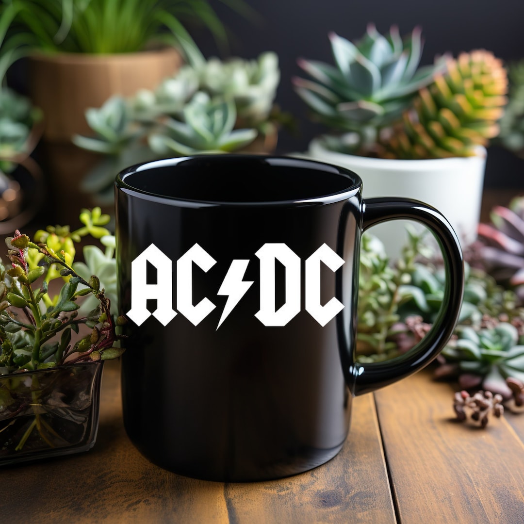 ACDC Mug | Acdc | Acdc Gift | Retro Mug |retro Rock Mug |ACDC Coffee ...