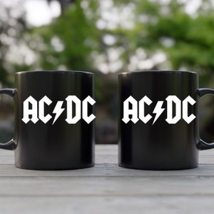 ACDC Mug | Acdc | Acdc Gift | Retro Mug |retro Rock Mug |ACDC Coffee ...