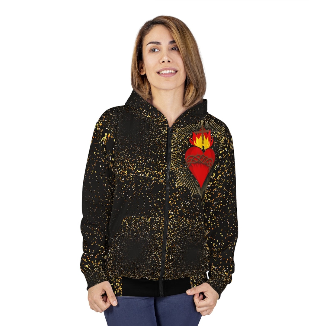Sacred Heart of Jesus Hoodie/ Sacred Heart Hoodie/gift Ideas for ...
