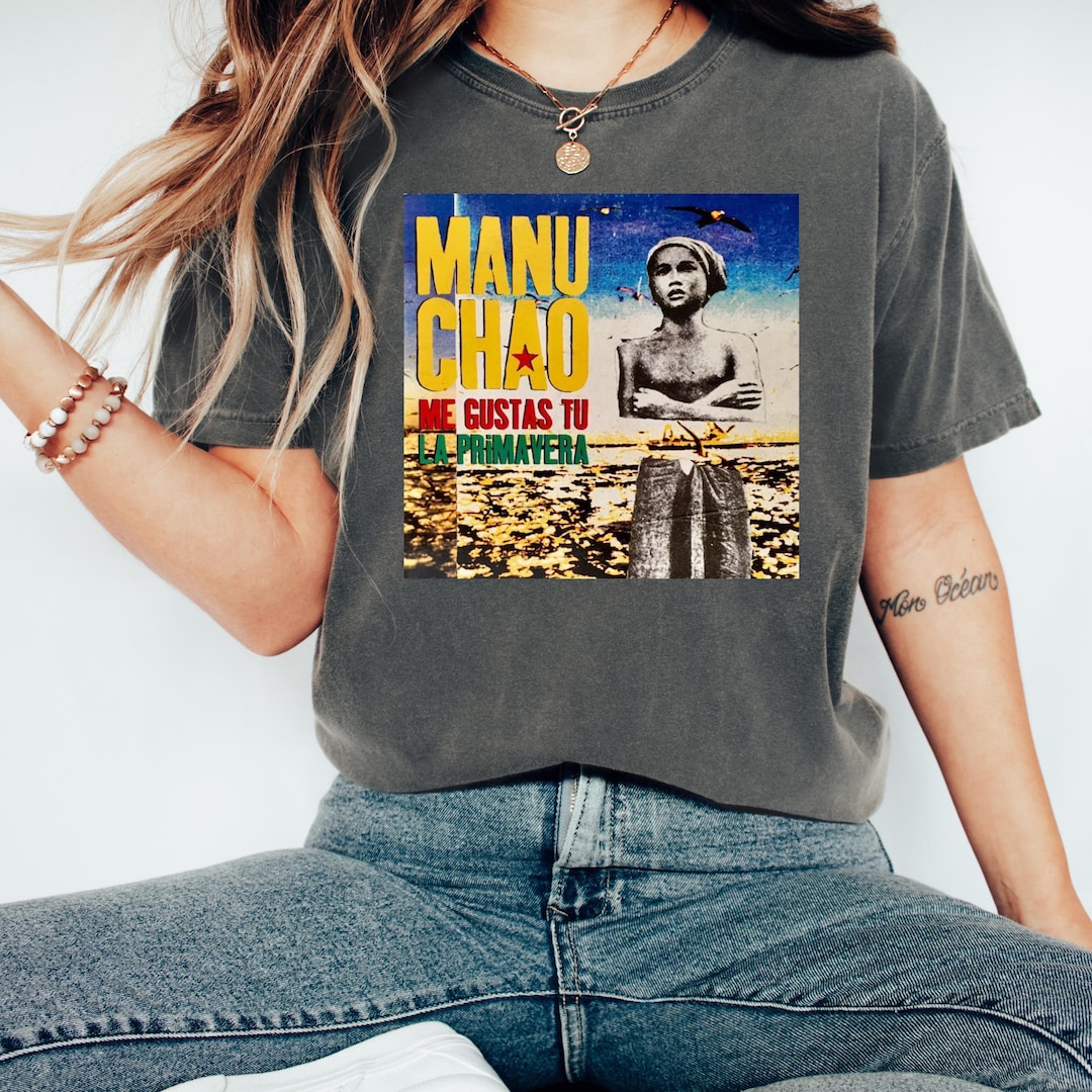 Manu Chao, Manu Chao Tee, Manu Chao T Shirt, Spanish Rock Band T Shirt ...
