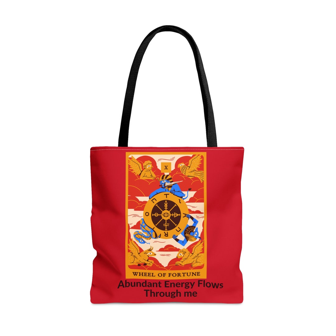 Wheel of Fortune Tarot Tote Bag Prosperity Feng Shui Bag - Etsy