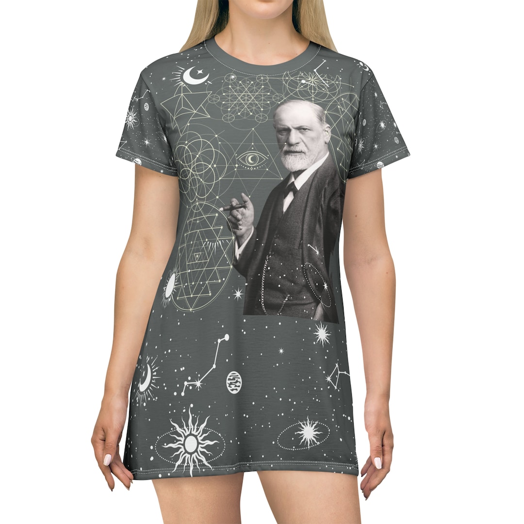 Sigmund Freud Dress|casual Dress Fashion Psy|freud Inspired Dress ...