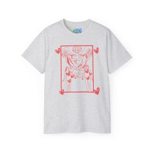 San Valentin Tee/ San Valentin Tarot/ San Valentin Funn T Shirt/ Queen ...