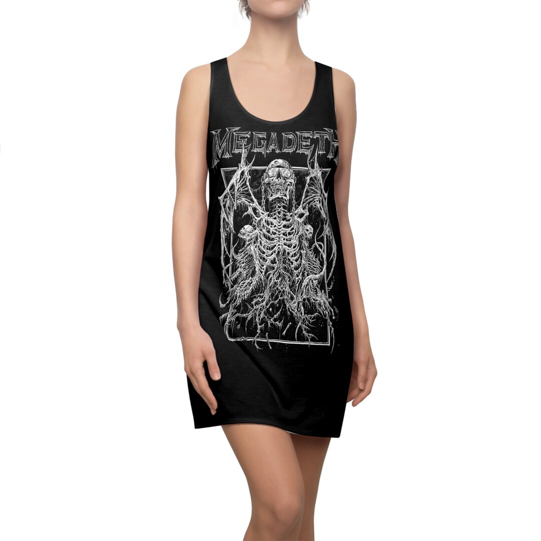 Megadeath Dress | Megadead Metal Merch|band Dress|megadeth Gift|rock ...