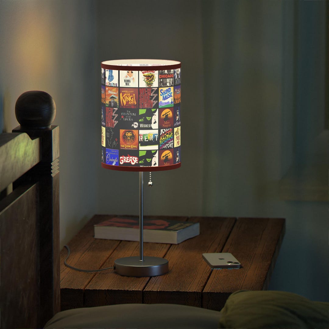 Broadway Musical Lamp, Musical Theater Night Light, Theater Lover Gift ...