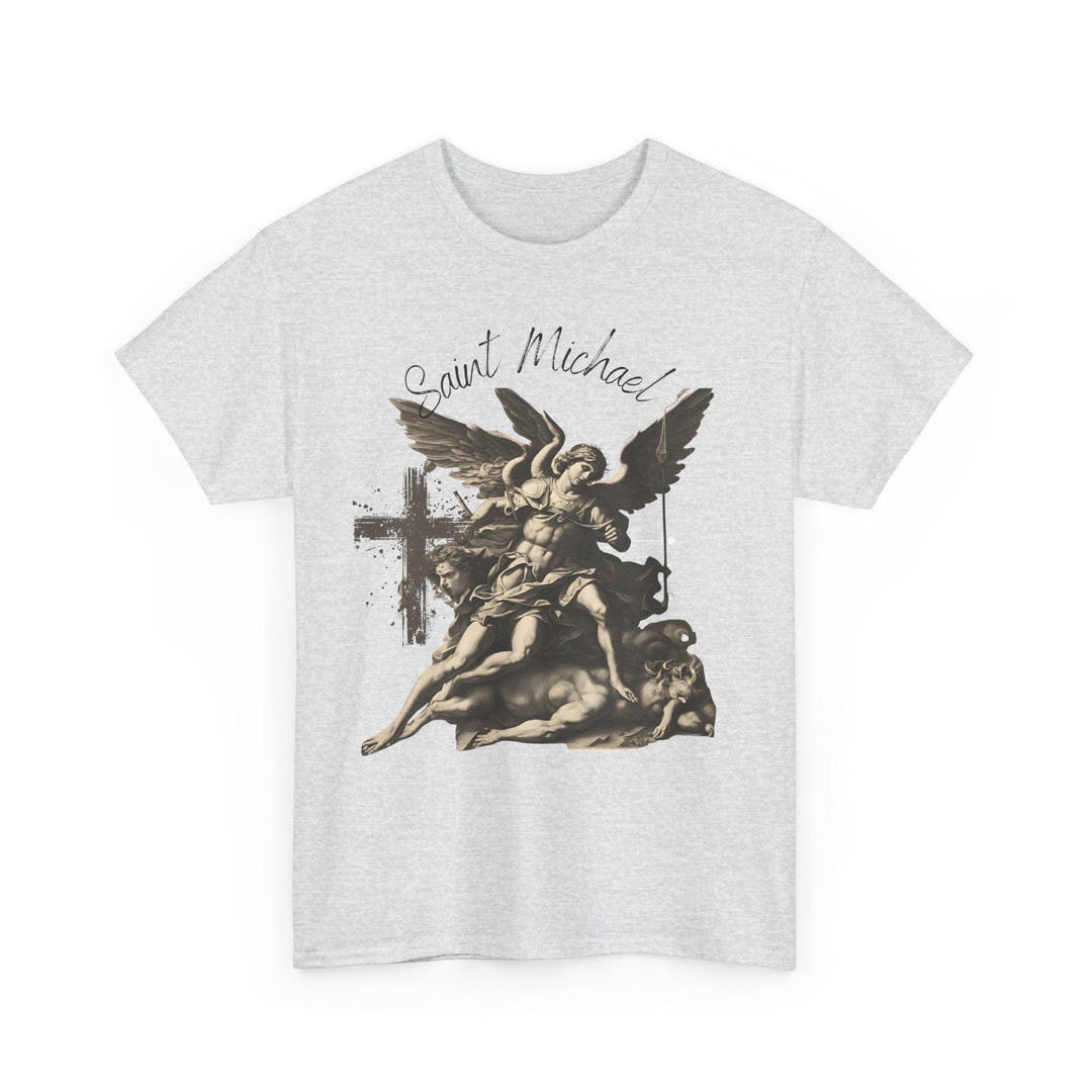 Saint Michael Shirt, St. Michael the Archangel Michael Shirt, Catholic ...