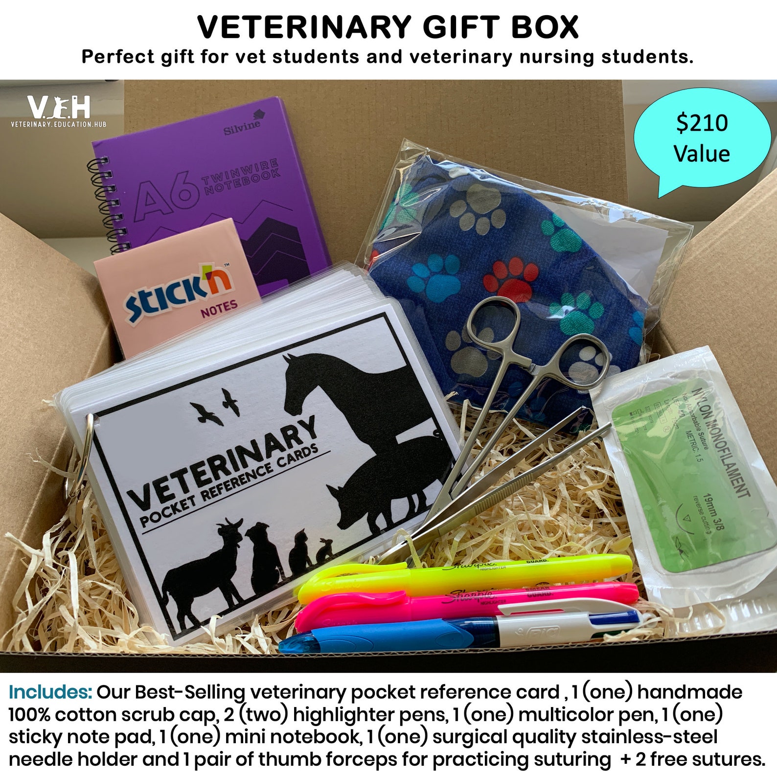Veterinary Gift Box for Veterinary Students, Vet Nurses, Vet Techs & Veterinarians, Vet Nurse ...