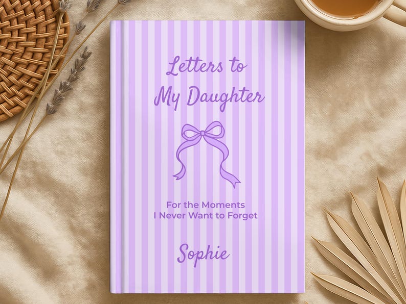 Personalized Letters to My Baby Girl Book, Custom Baby Memory Journal ...