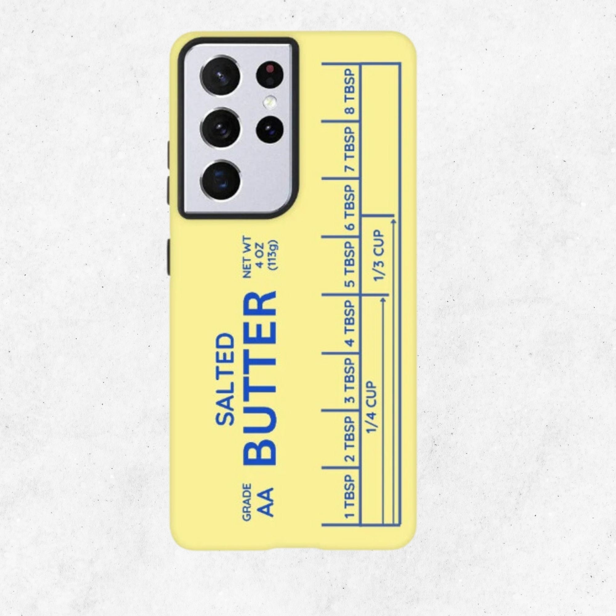 Butter Phone Case, Salted Butter Tough Phone Cover, Protective Case for ...