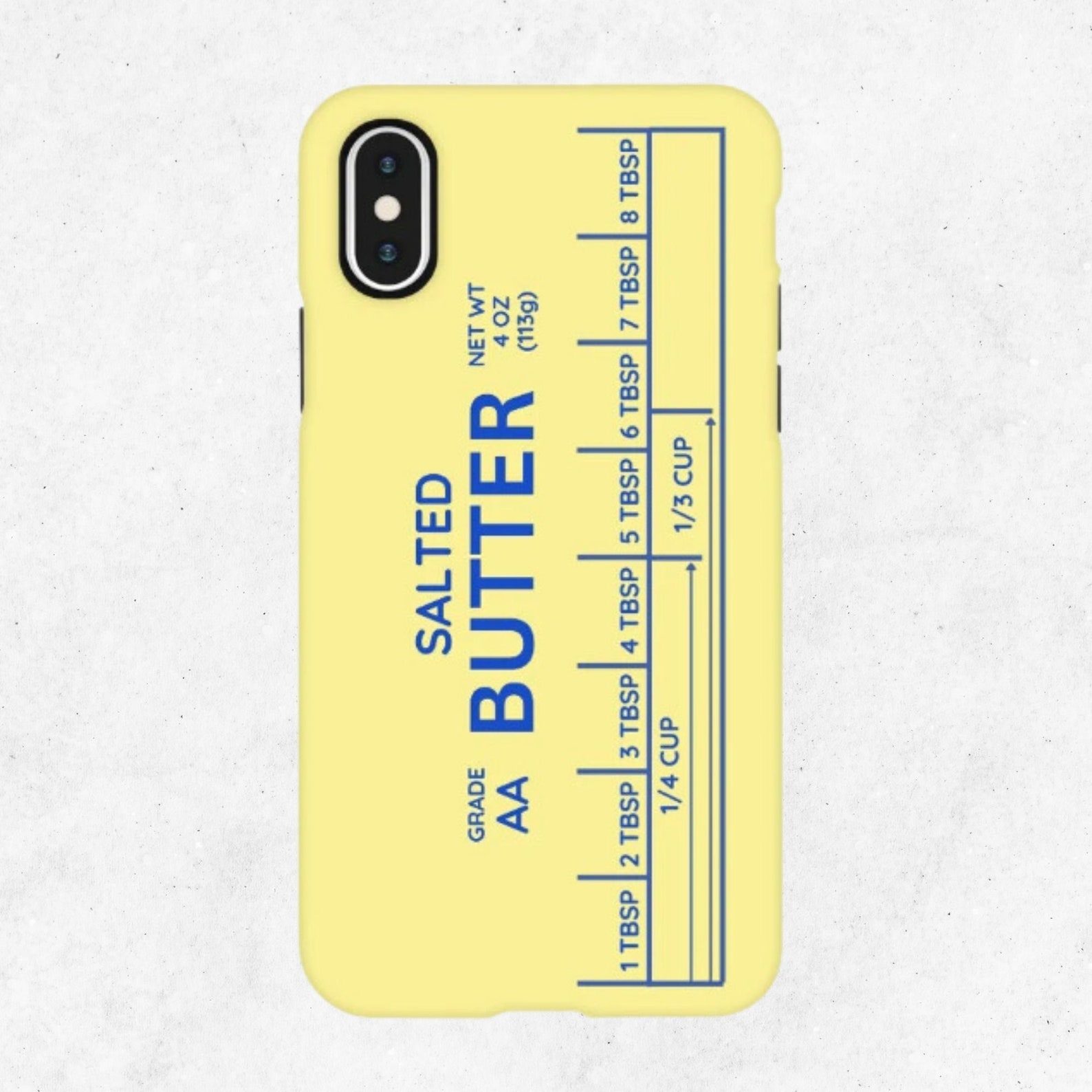 Butter Phone Case, Salted Butter Tough Phone Cover, Protective Case for ...