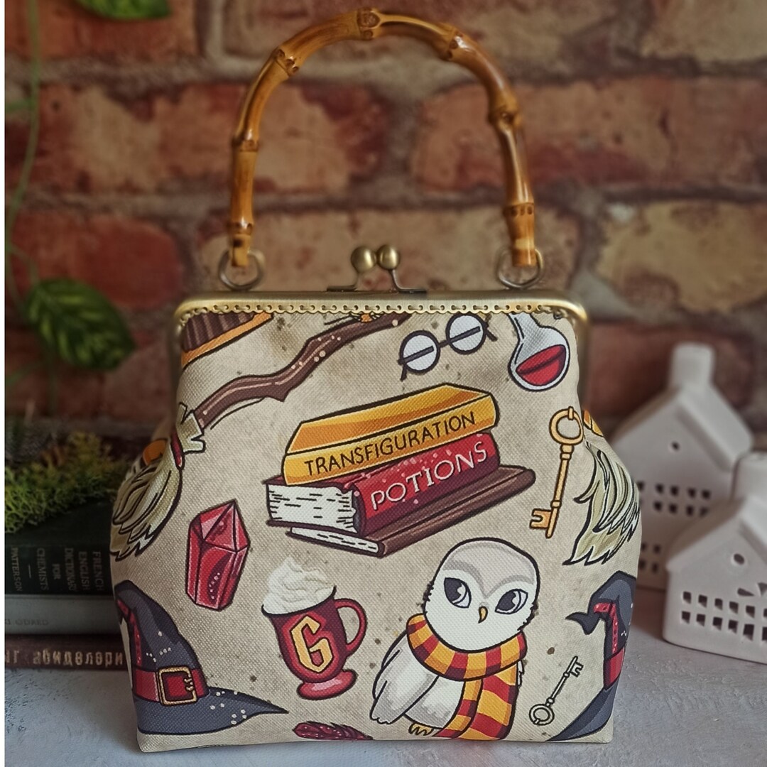 Harry Potter Fabric Handbag, Harry Potter Movie Handbag, Vintage ...