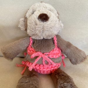 Jellycat Accessories Bikini for Peanut, Bean, or Smudge Monkey - Etsy