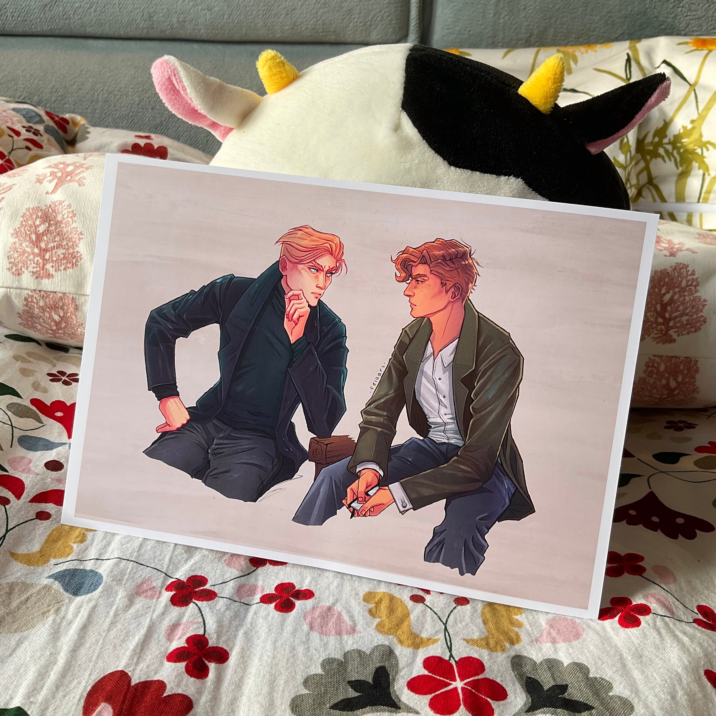 Victor Vale & Eli Ever Art Print - Etsy