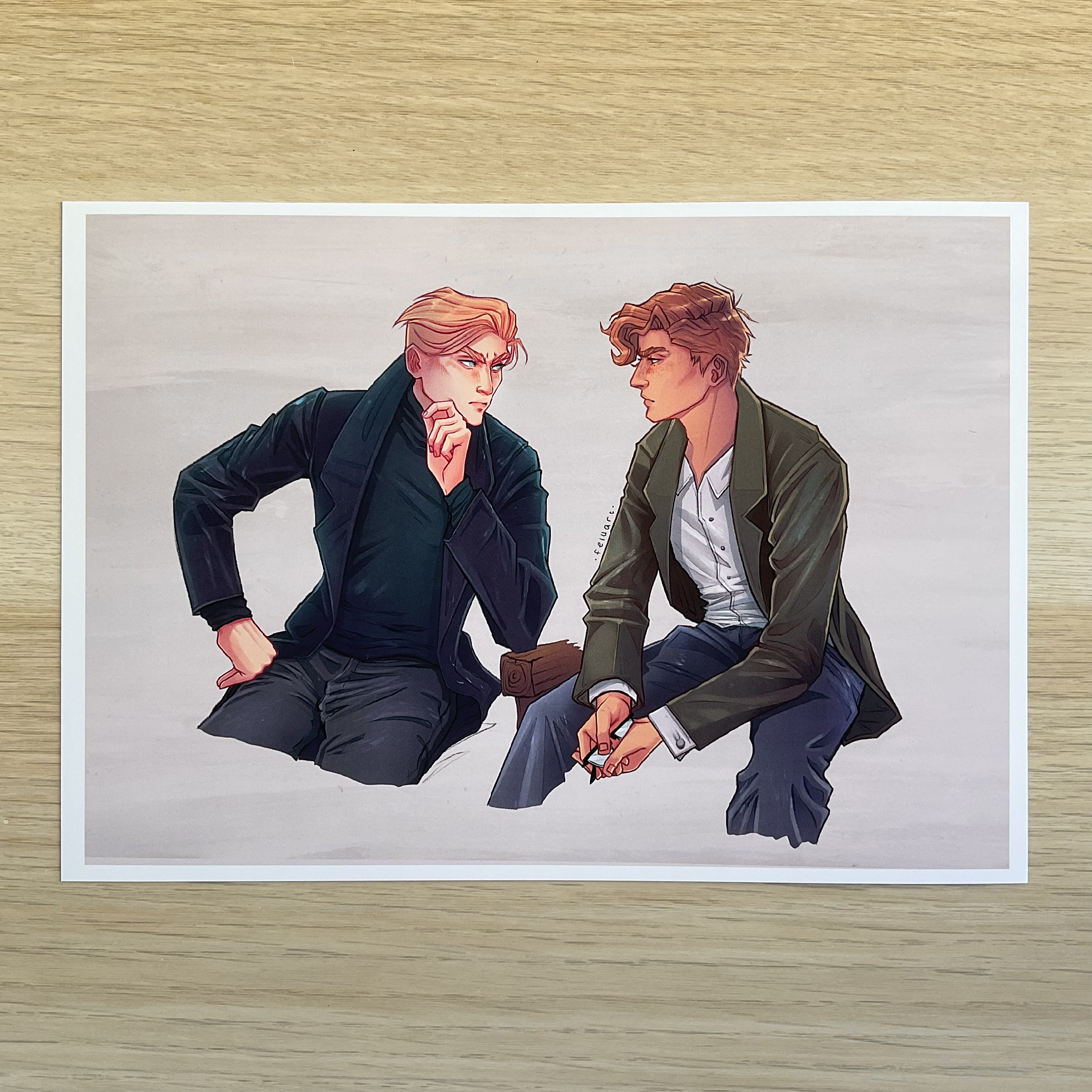 Victor Vale & Eli Ever Art Print - Etsy