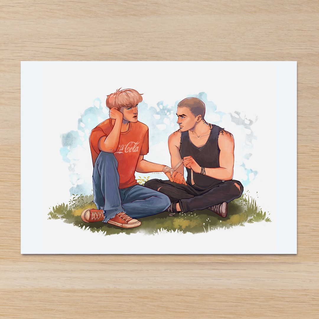 Adam Parrish and Ronan Lynch | Pynch | the Raven Boys | Art Print - Etsy
