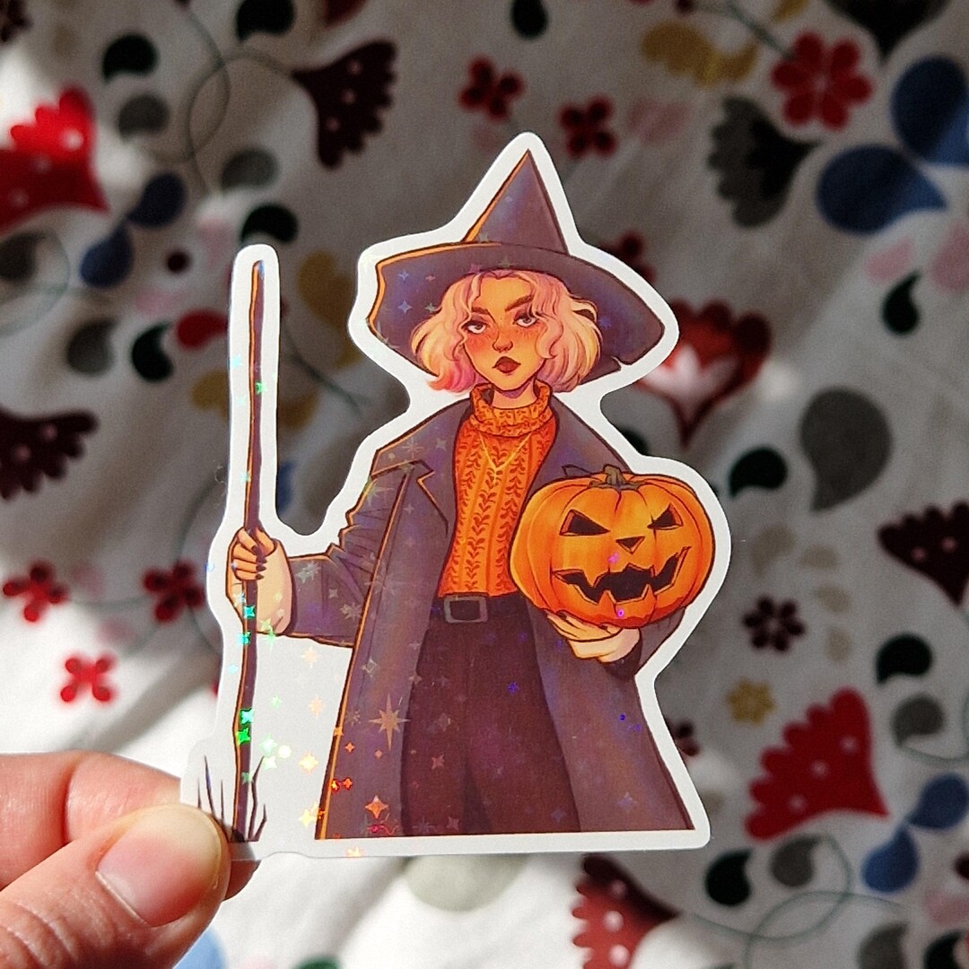 Witch Renee | AFTG | Holographic Vinyl Sticker - Etsy