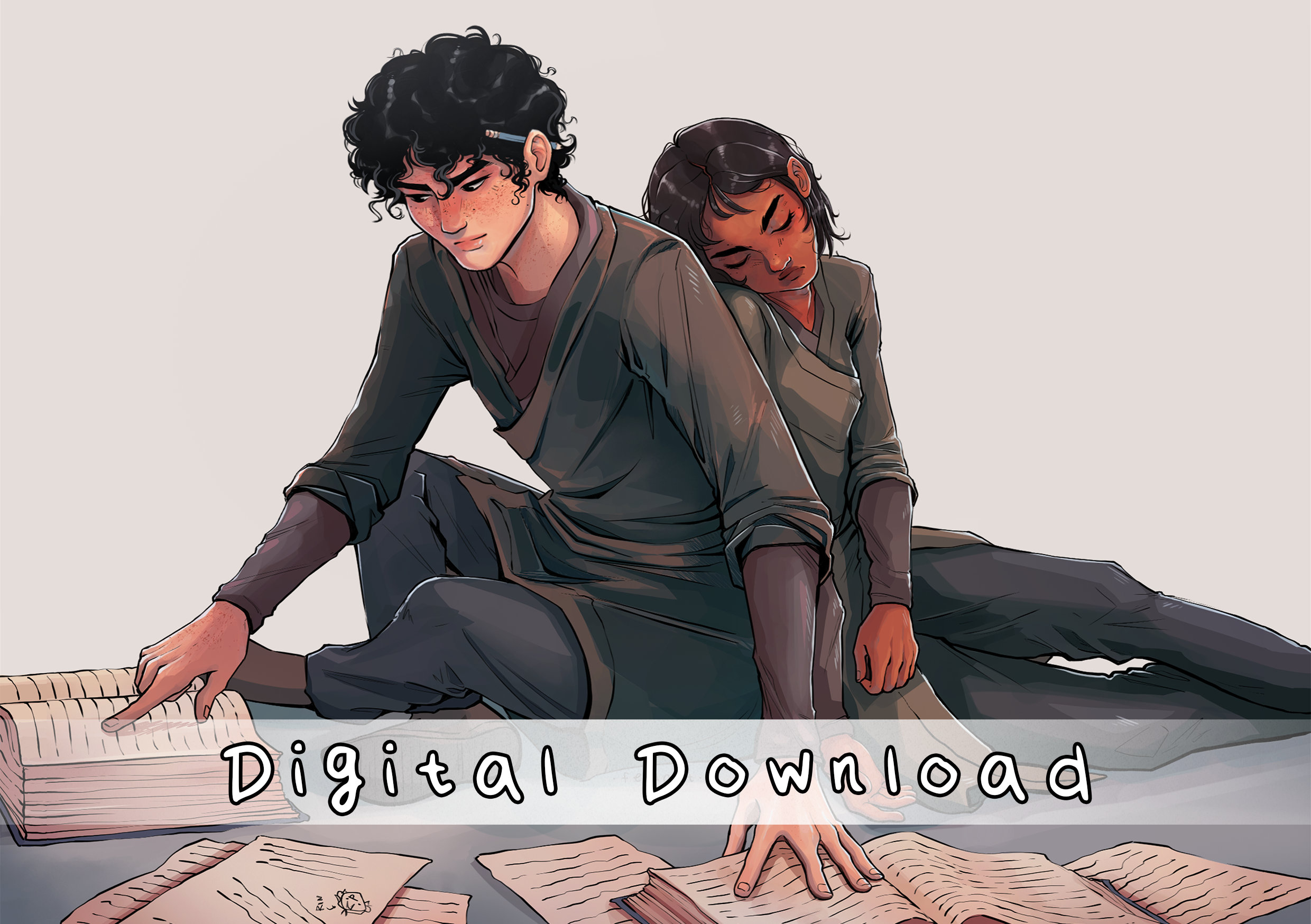 Rin and Kitay the Poppy War Digital Download - Etsy