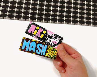 Naruto Handpainted Name Tag for Work - Etsy