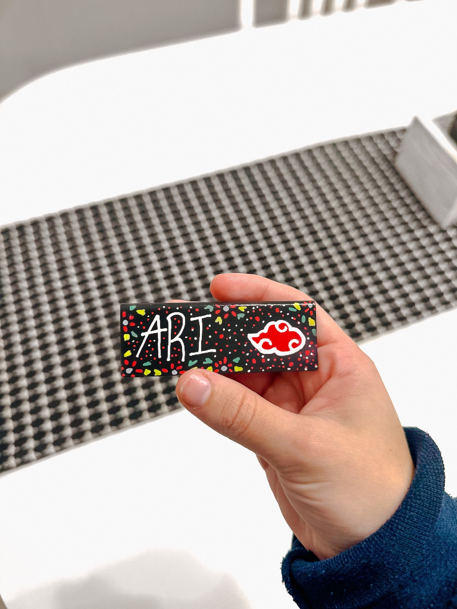 Naruto Handpainted Name Tag for Work - Etsy