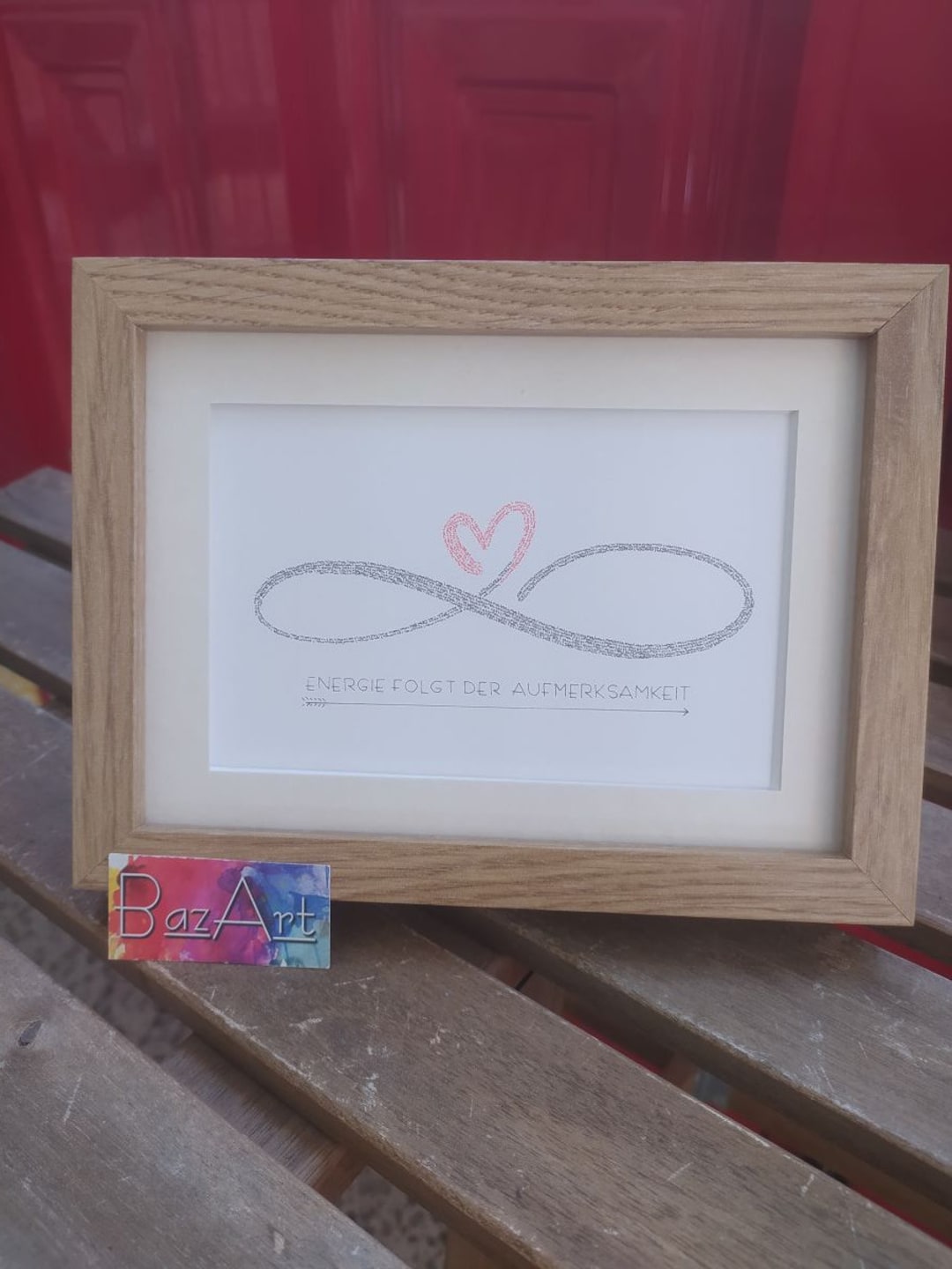 Infinity Sign | WITH PERSONALIZED TEXT | Handwritten With Tiny Words ...