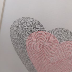 Wordart Wedding Hearts | Names | Calligram | Handwritten Words | Wall ...