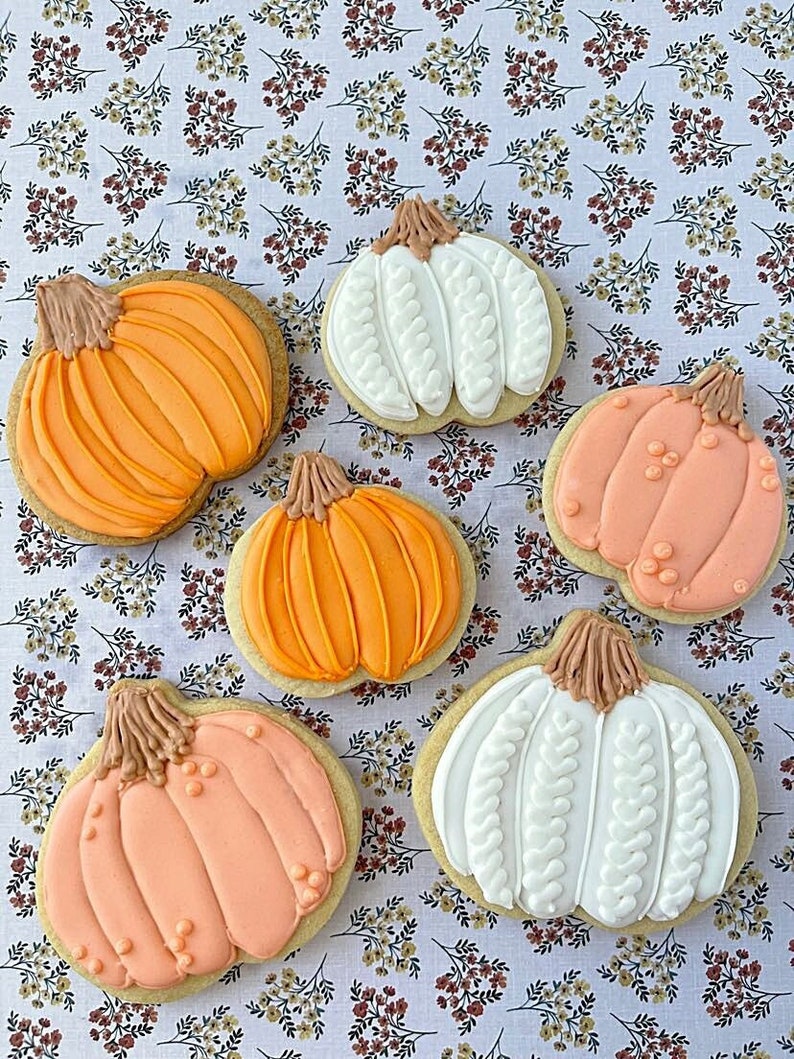 Pumpkin Sugar Cookies - Etsy