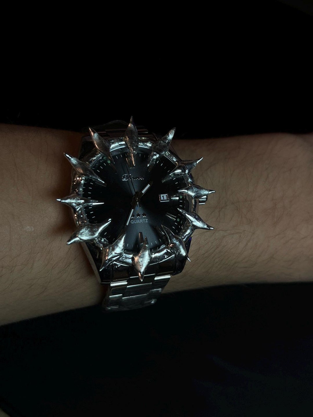 Soldered Watch Black Face - Etsy