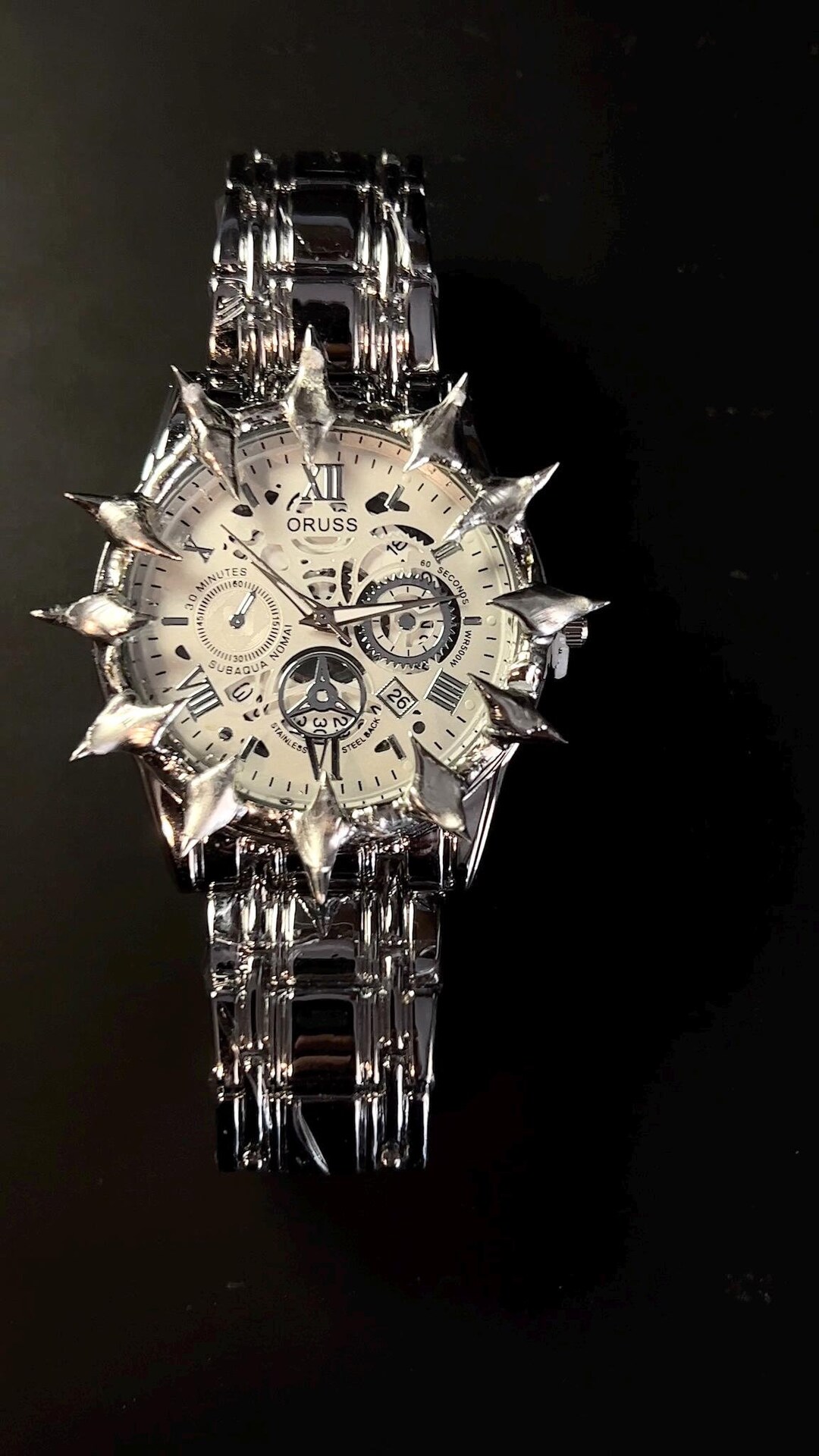 Soldered Watch white Mechanical Face - Etsy