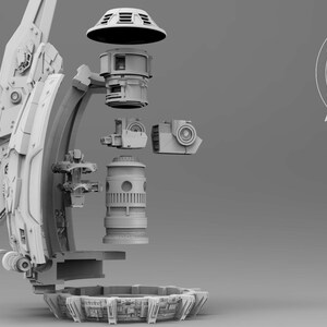 3d Printed Landing Pod by Atlan Forge Miniatures - Etsy