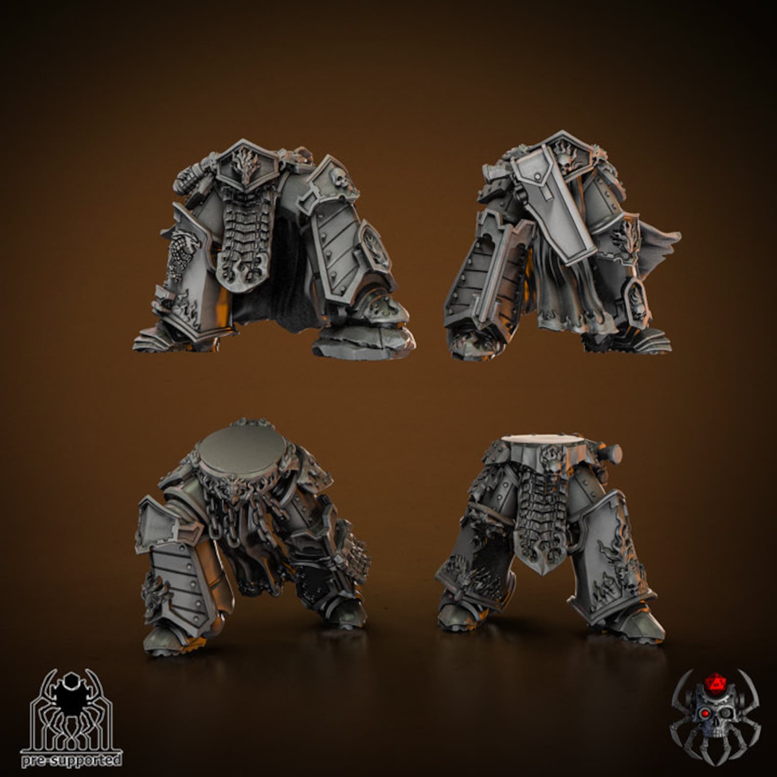 3D Printed Flame Lizards Elite Legs by Eightlegsminiatures - Etsy