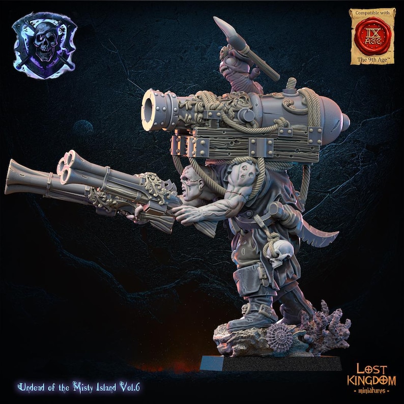 3d Printed Wigor "the Bomber" by Lost Kingdom Miniatures - Etsy