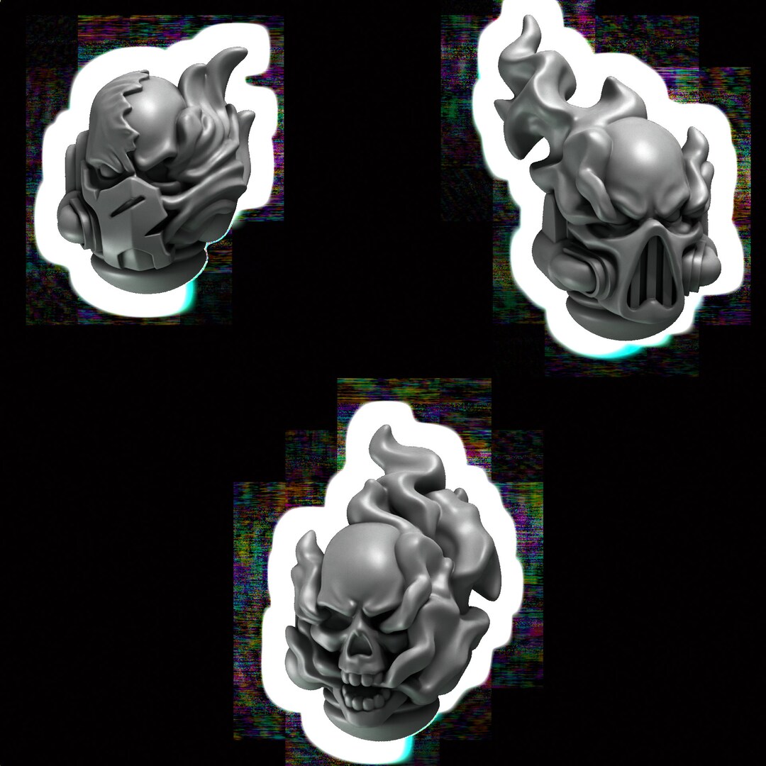 3d Printed Cursed Company Helmets X12 by Greytide Studio - Etsy