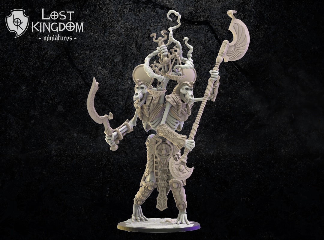 3d Printed Siames Bone Colossus by Lost Kingdom Miniatures - Etsy